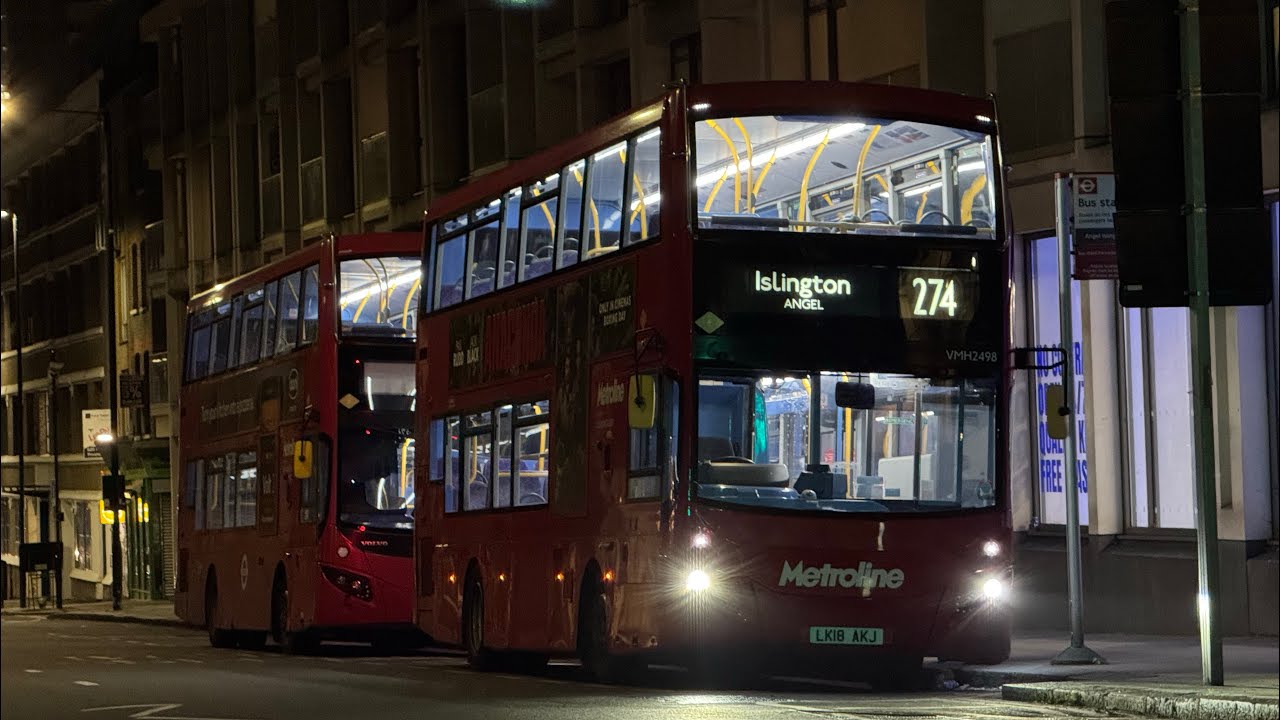Full Route Visual. Route 274: Islington, Angel - Lancaster Gate ...