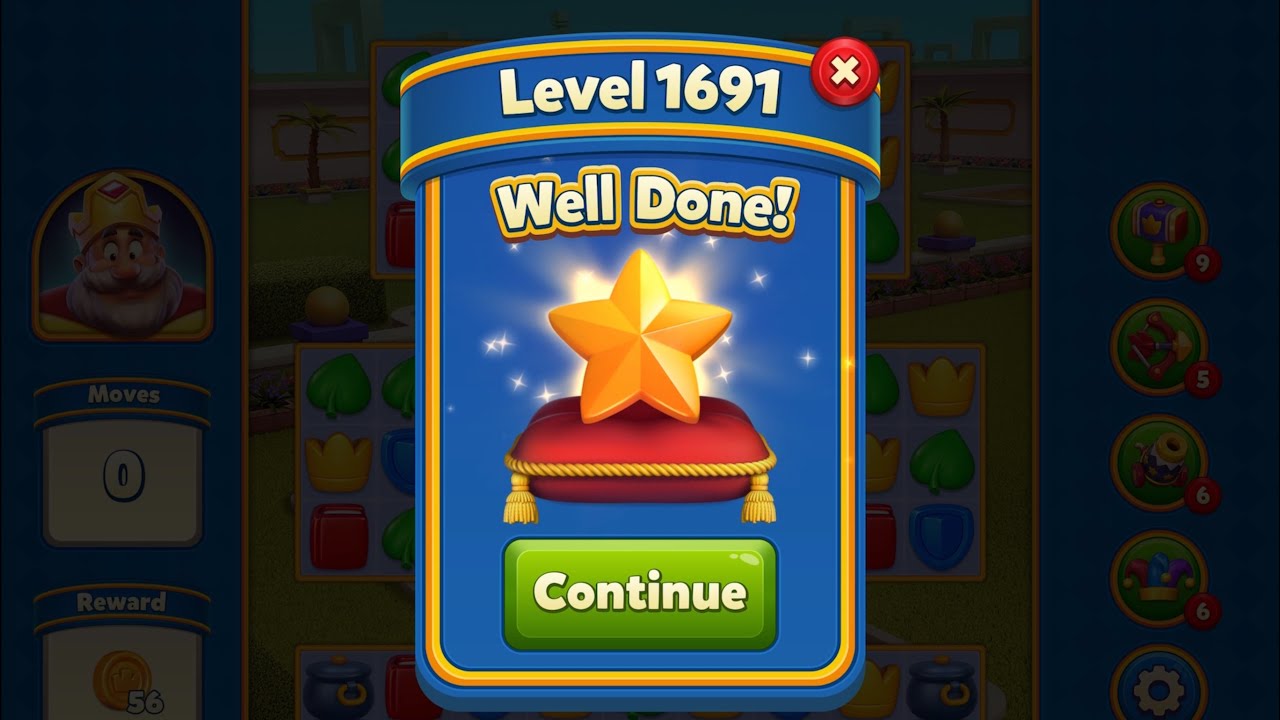 Royal Match - King Robert - Level 1691 - YouTube