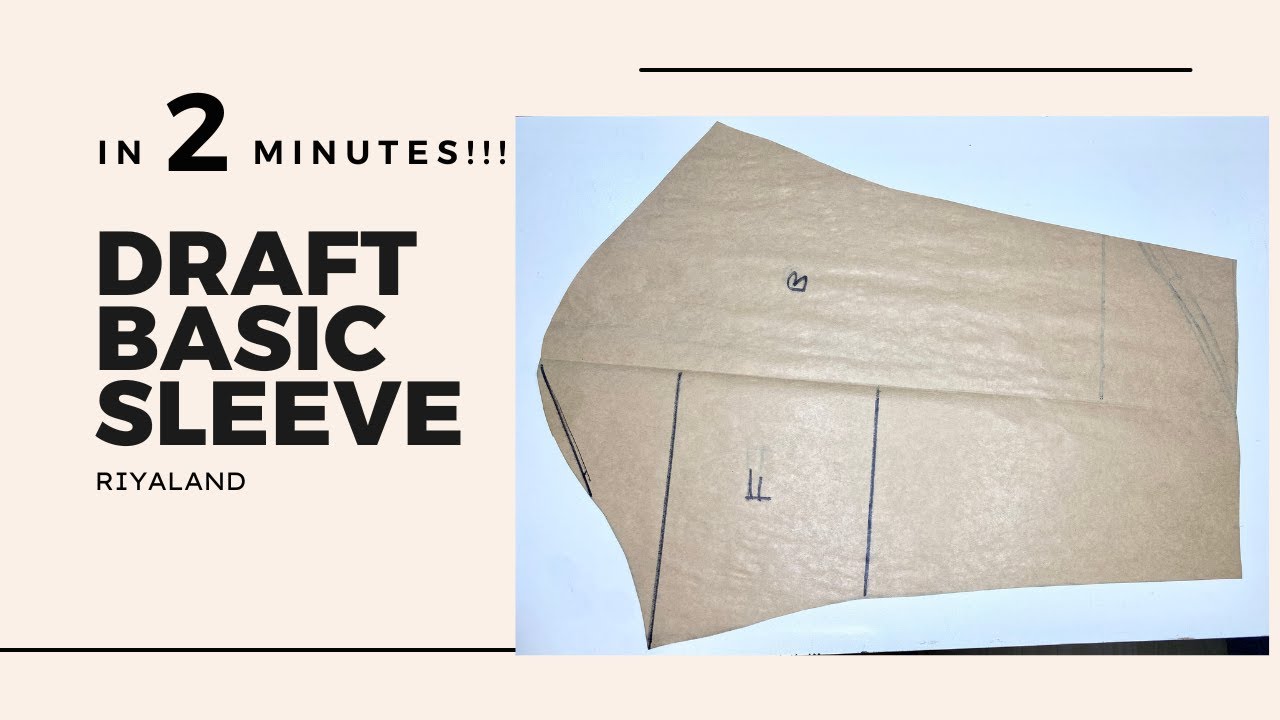 How to Draft a Sleeve Pattern// Beginner Friendly Tutorials - YouTube
