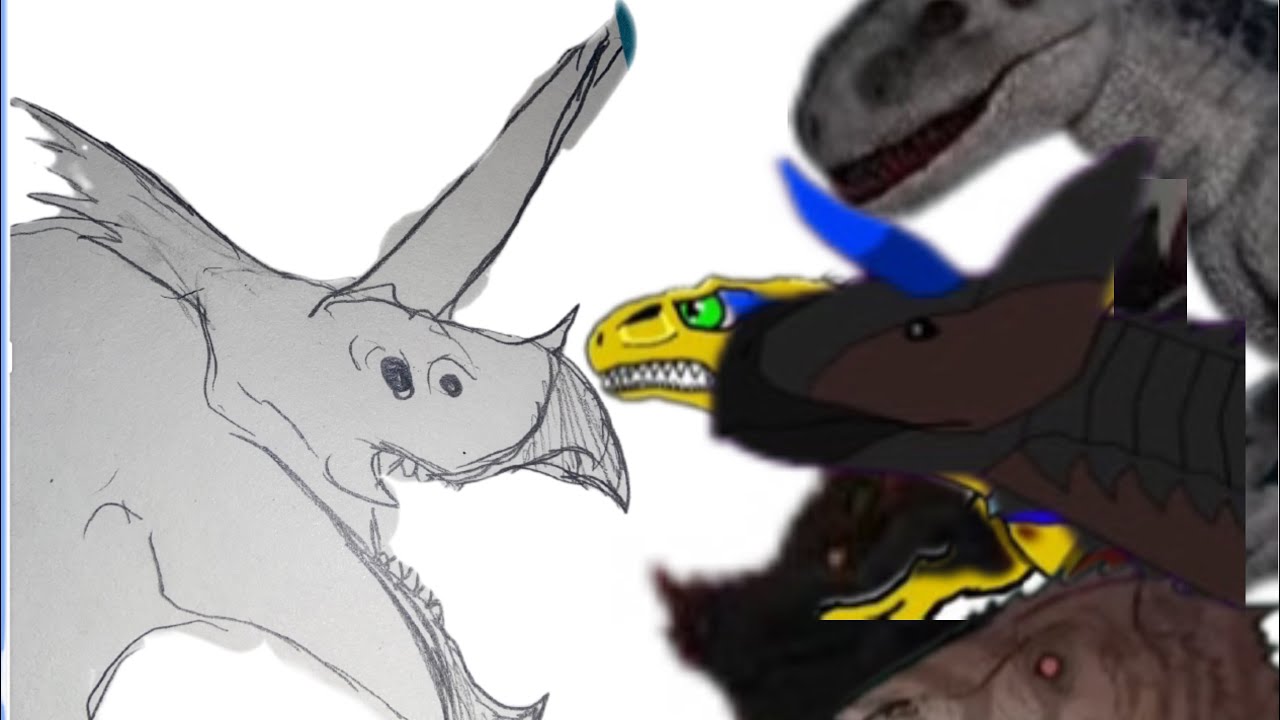 Creating a dinosaur that slam dunks the Indom 2.0, Hank,Pyrodrakon ...