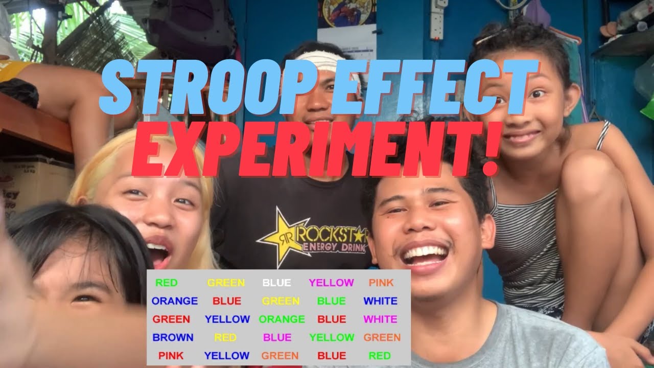 Trying Out The Stroop Effect Experiment - YouTube