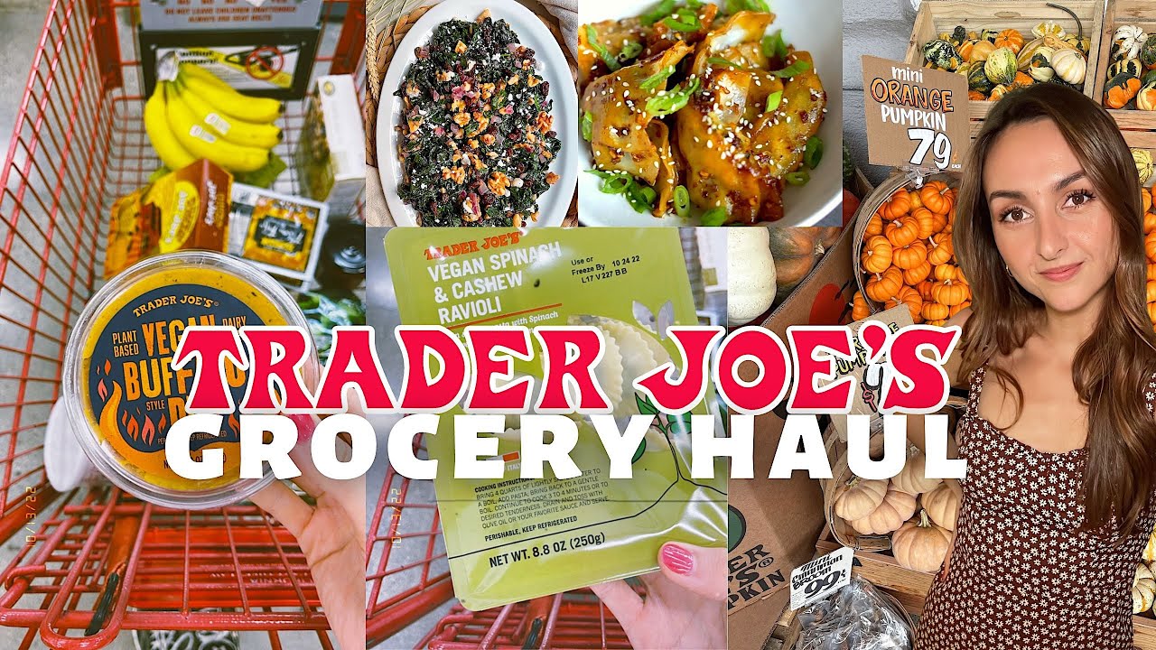 NEW Trader Joe's Grocery Haul + EASY MEAL IDEAS! - YouTube