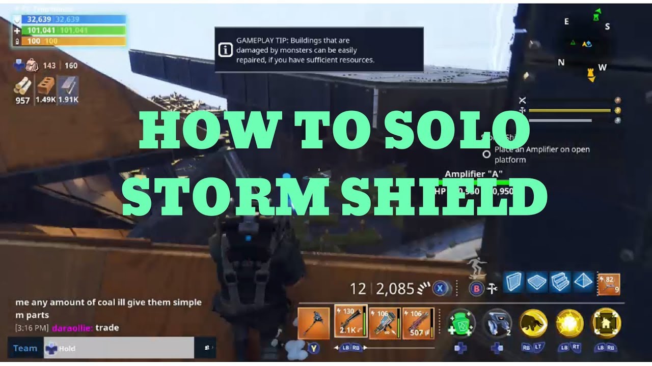 HOW TO SOLO STORM SHIELD DEFENSE! TWINE PEAKS Fortnite Save The World ...