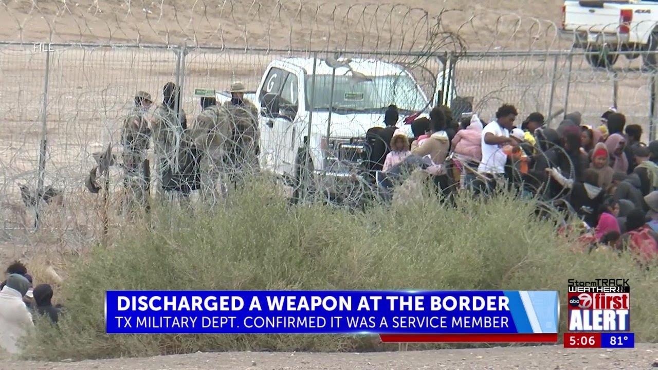 Soldier assigned to Operation Lone Star shoots weapon in ‘border ...