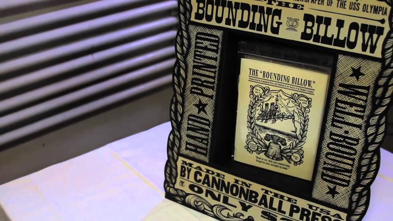 Cannonball Press, The Bounding Billow: A Philagrafika Project - YouTube
