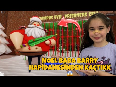NOEL BABA BARRY HAPİSANESİNDEN KAÇTIK ELİF İLE ROBLOX