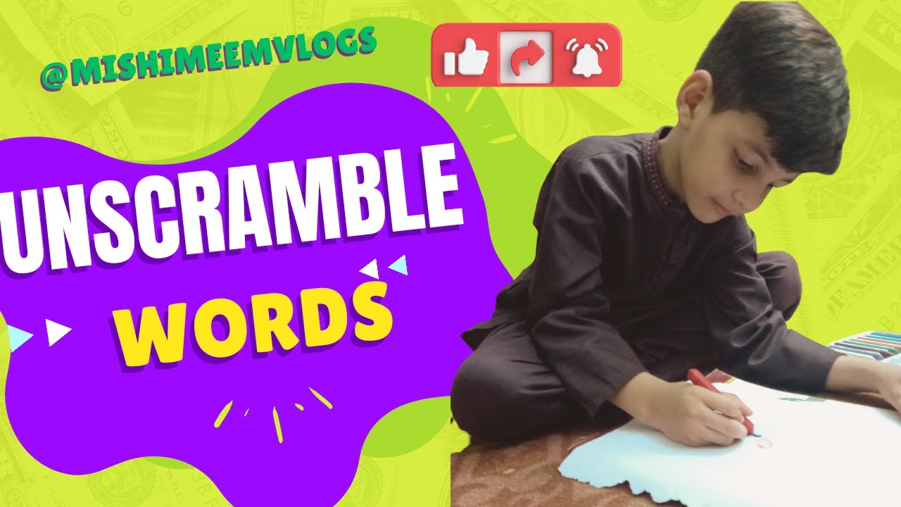 Word Unscramble Challenge: Test Your Vocabulary Skills! #braintest # ...