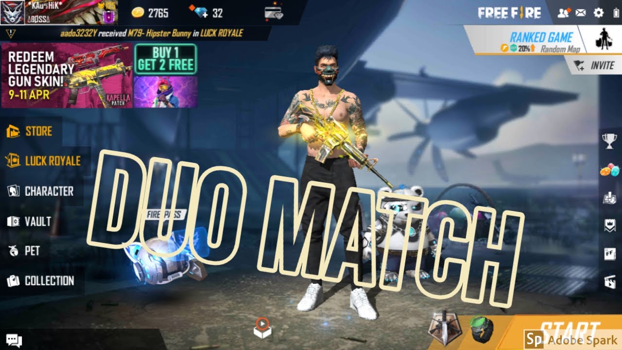 🔴DUO Match | Free Fire Live Stream | Garena Game Play #stayhome #withme ...