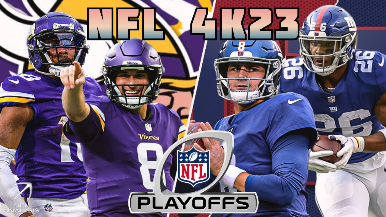 NFL 4K23 | Giants vs Vikings | PCSX2 | 2022-2023 Season | NFL 2k4 ...