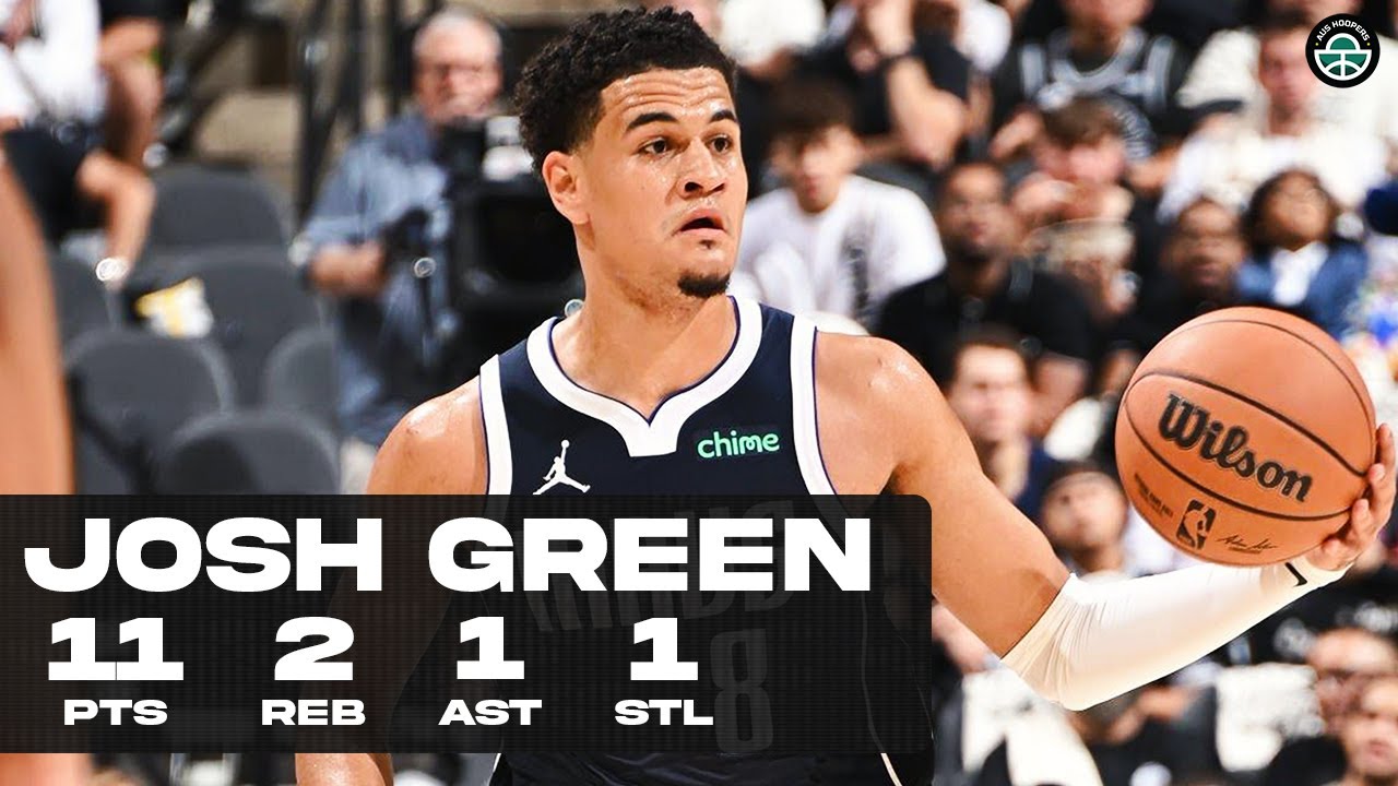JOSH GREEN DROPS 11PTS vs SPURS (FULL HIGHLIGHTS) - YouTube