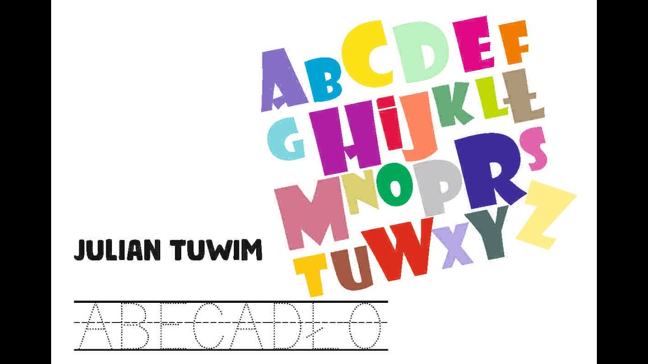 JULIAN TUWIM - ABECADŁO - WIERSZE DLA DZIECI (animacja) - YouTube
