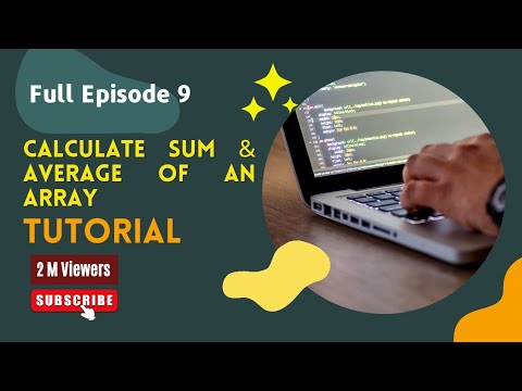 Sum & Average of an array using c language.|| new video of 2022 - YouTube