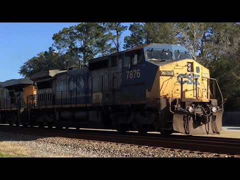Railfanning Folkston ga 2/17/22 Ft. NS. CSX 527 & hornshows - YouTube