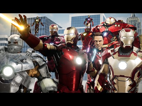 EVOLUTION of IRON MAN: MCU Suit Comparison (2008-2019)