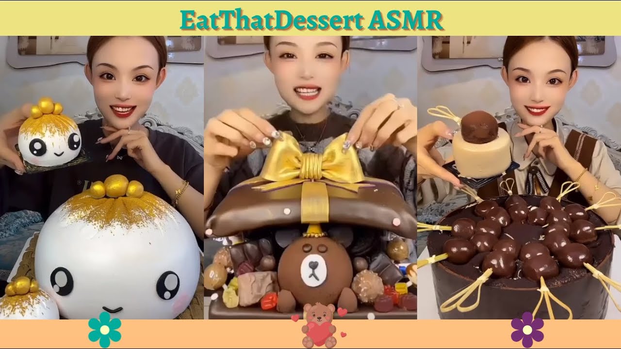 Cute Unusual Desserts | 먹방 | ASMR | MUKBANG | KWAI EATING SHOW | - YouTube