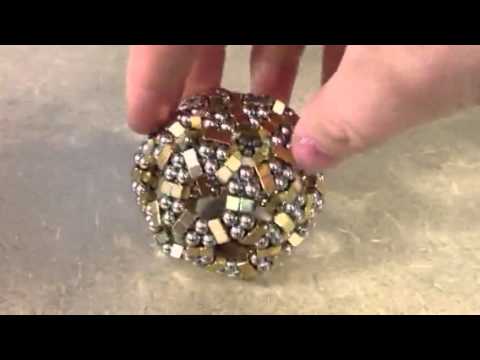 A buckyball made from Buckyballs (and Buckycubes) - YouTube
