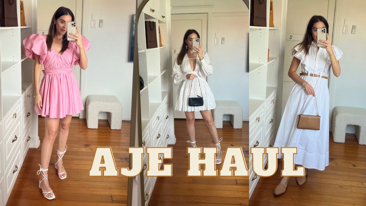 AJE Haul “My AJE collection” 2023 - YouTube