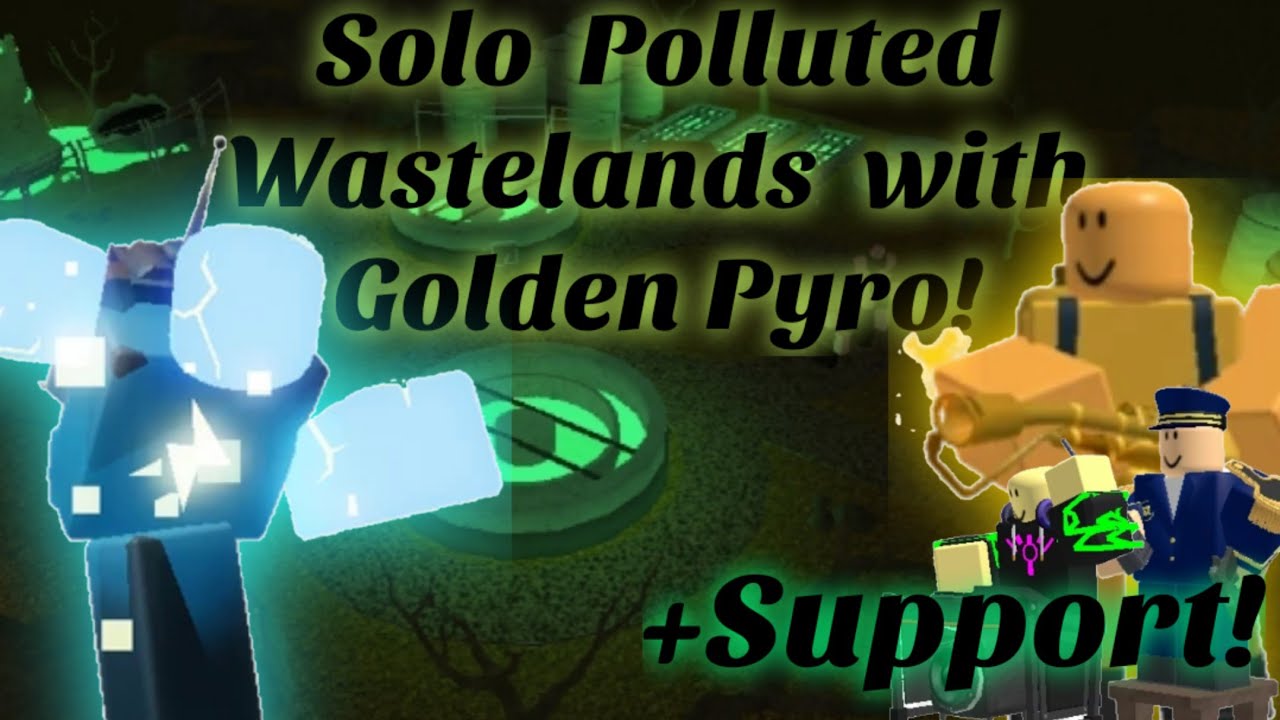 Solo Polluted Wastelands II with Golden Pyro! How FAR can it Go? (Tower ...