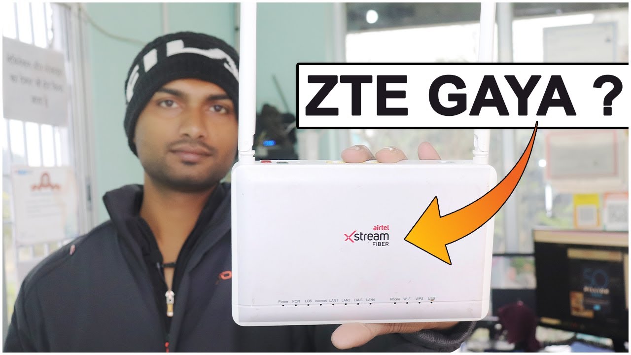 Airtel Xstream ZTE Router Stopeed ! #airtelxstream #techathome - YouTube