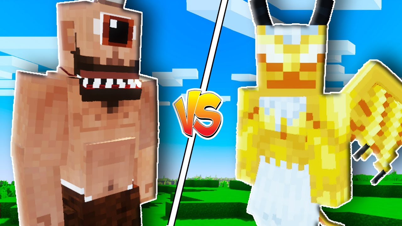 CYCLOPS VS HELL | Minecraft MOB BATTLE | ICE & FIRE VS BEWITCHED - YouTube