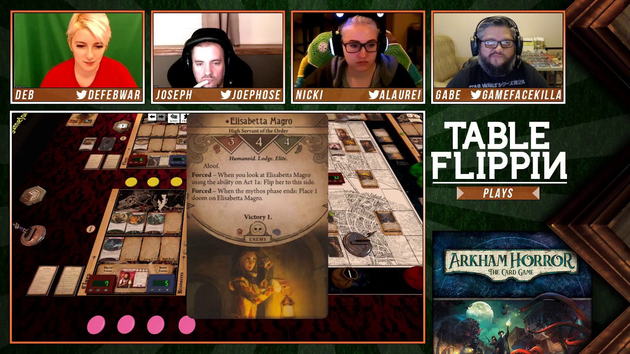 Arkham Horror Living Card Game Season 2, Ep 13, Part 2 Table Flippin ...