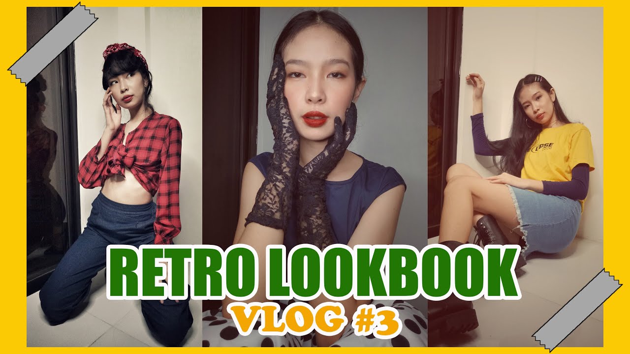 Retro Lookbook (Hair, Make Up, Styling ) || Vlog 03 - YouTube