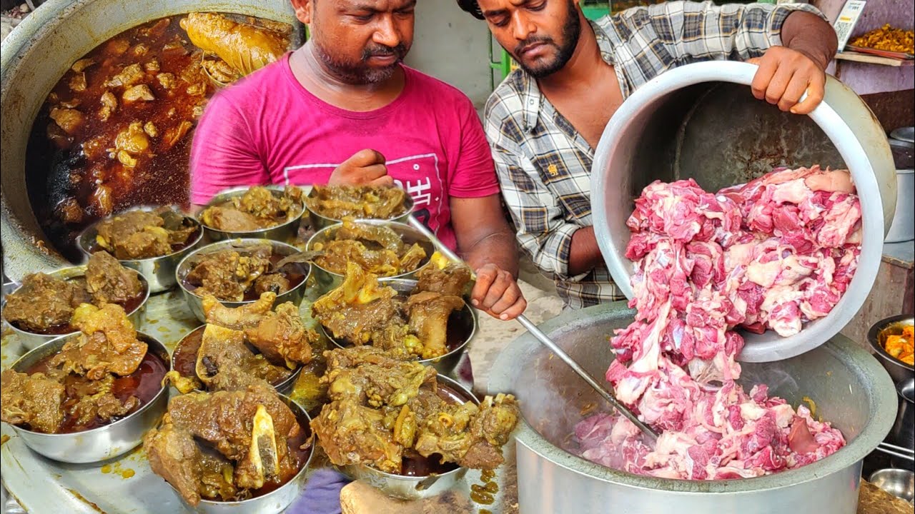 सुबह 9 बजे से ,लोग इंतजार करने लगते है यहां का Mutton खाने के लिए।Deshi ...