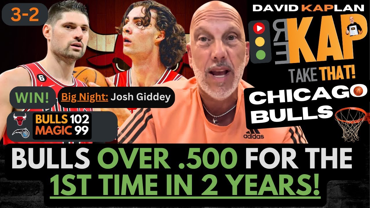 REKAP: 🏀 Chicago Bulls 102-99 win over Orlando Magic. Over .500 for 1st ...