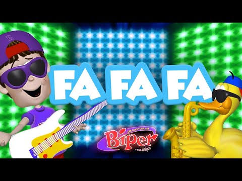 Biper y sus Amigos | 🎼Fa Fa Fa 🎷🎹🎸(Video Oficial)
