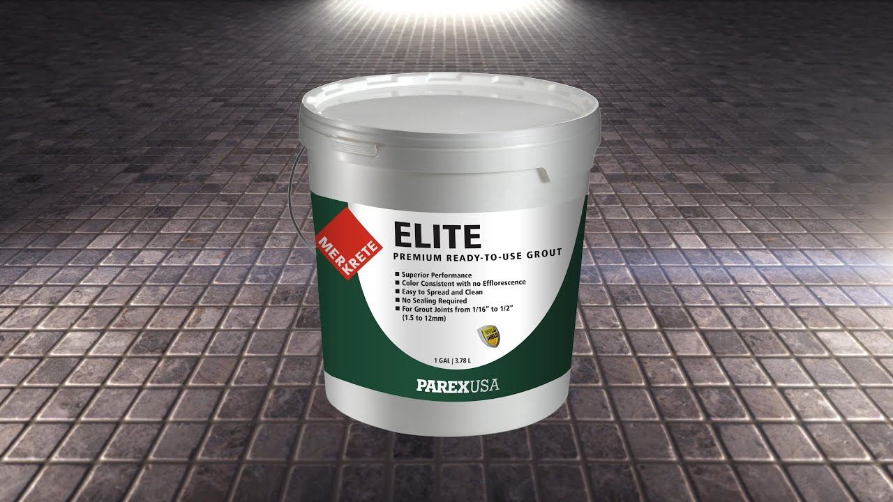 Merkrete Elite RTU Grout - YouTube