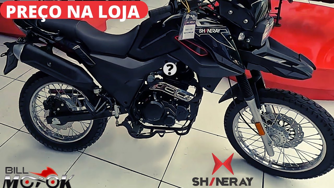 Saiu o preço da nova SHI 175 da SHINERAY antes de seu lançamento ...
