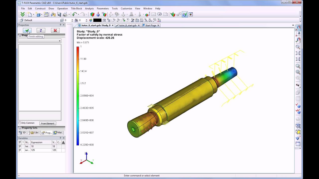 T-FLEX Analysis: Lesson 6. Fatigue Analysis - YouTube