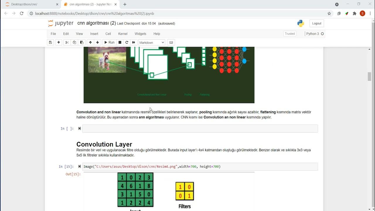 1 - Convolutional Neural Network CNN İşlem Adımları - YouTube