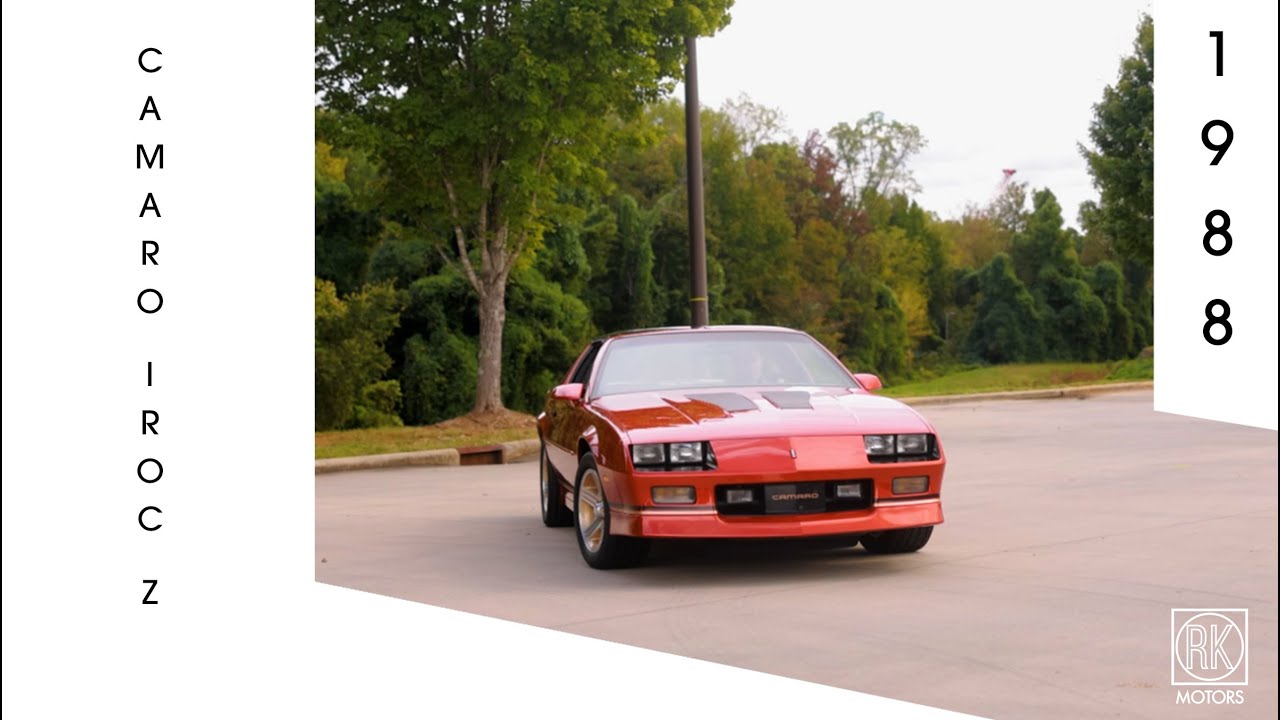 1988 Chevrolet Camaro IROC Z - Stock 138109 - YouTube