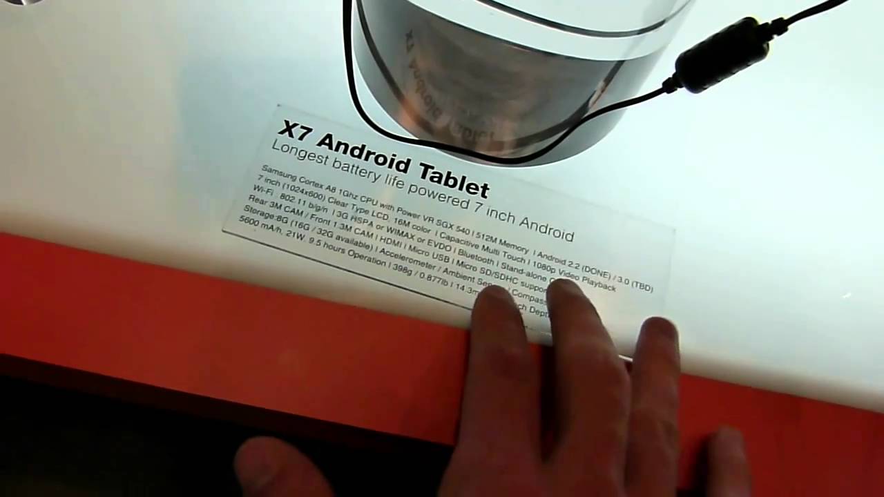 Viliv X7 Tablet erster Eindruck - YouTube