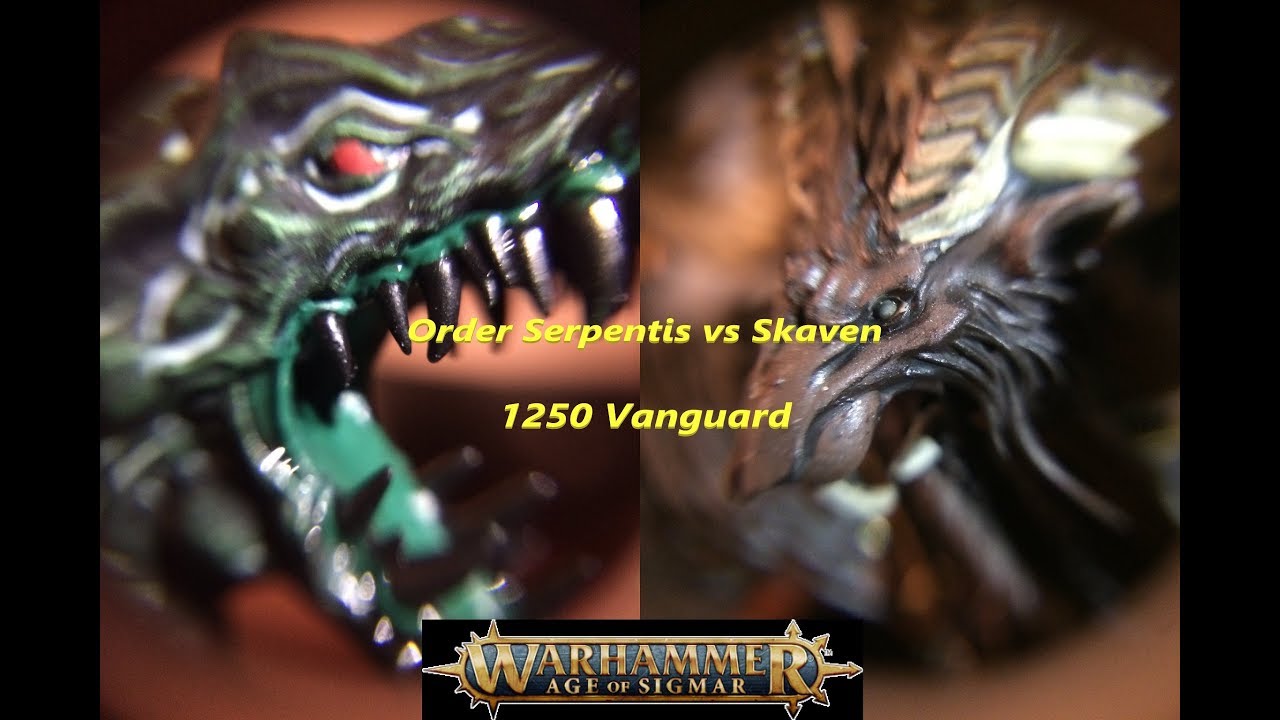Age of Sigmar Batrep: Order Serpentis vs Skaven 1250pts - YouTube