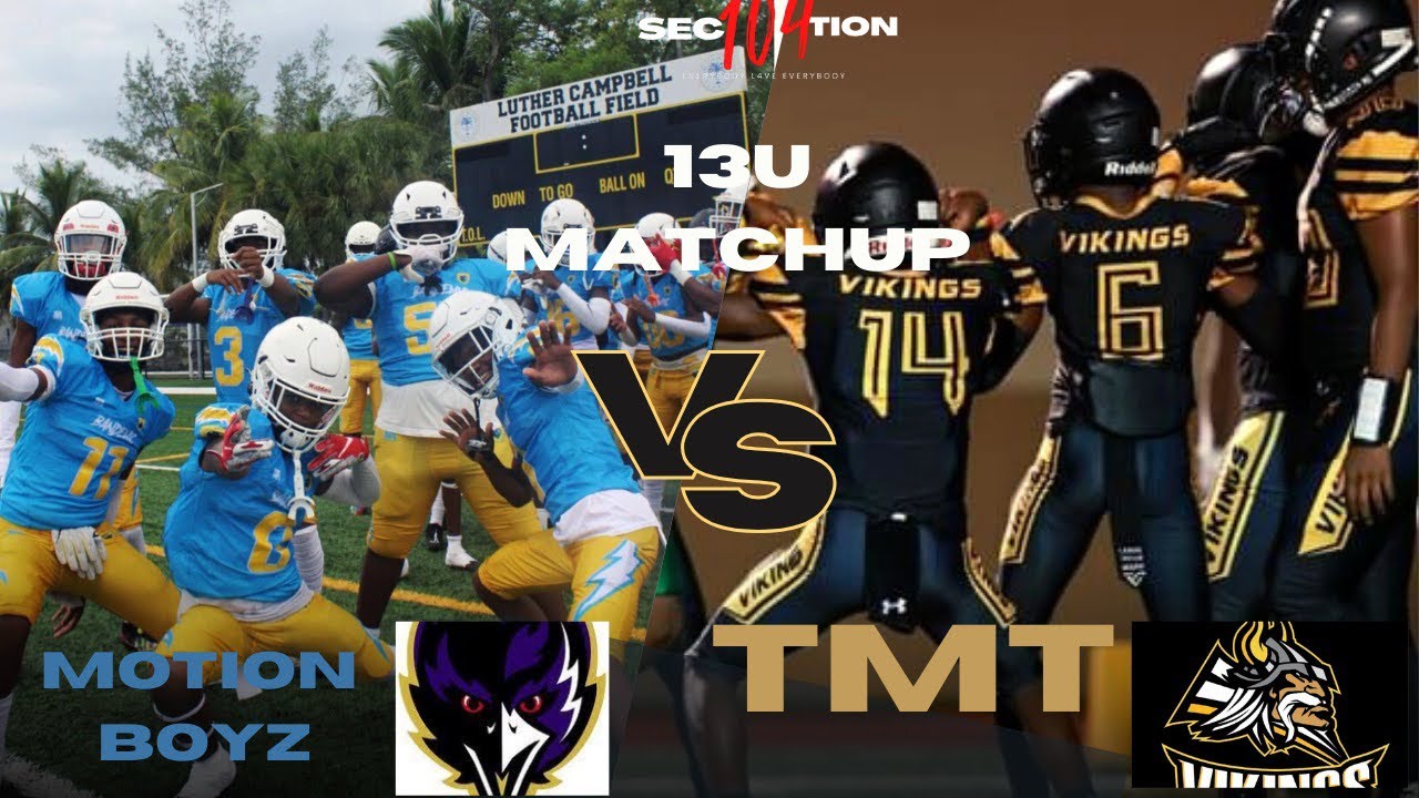 FYFL 13U Matchup Motion Boyz (Miami Gardens Ravens) vs TMT (Lauderdale ...