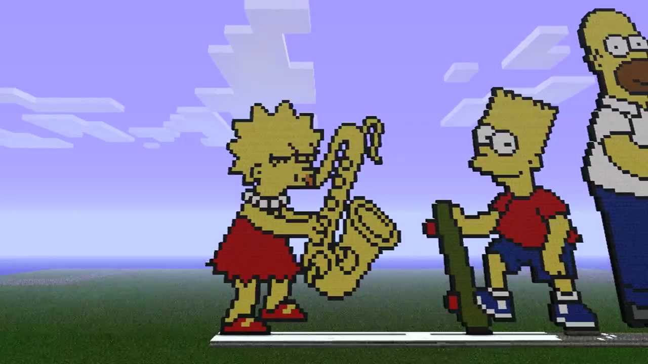 Minecraft: The Simpsons - YouTube