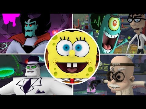 Nicktoons Unite All Bosses | Boss Fights (PS2, Gamecube) - YouTube