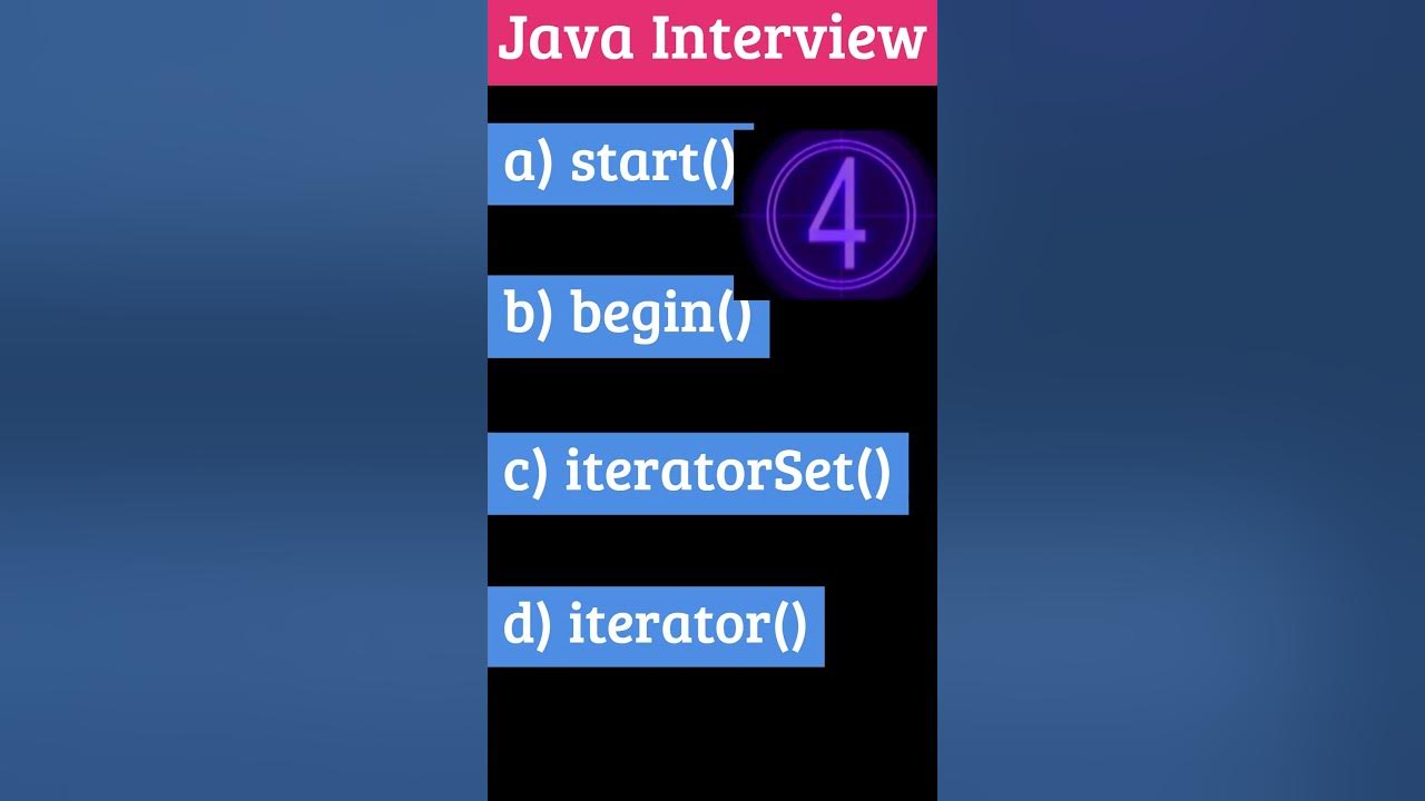 In java, which of these methods is used to obtain an iterator to the start of collection? # ...