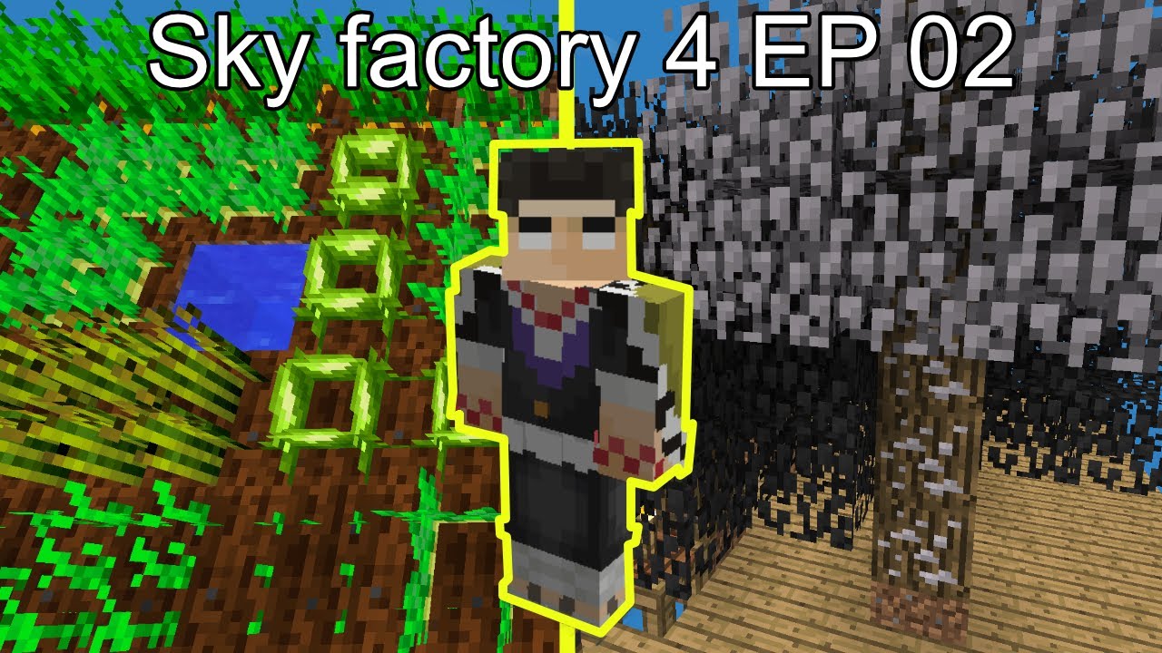 Farm made from nothing sky factory 4 ep 2 - YouTube