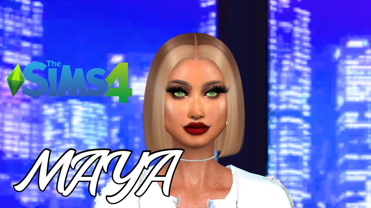 THE SIMS 4 CAS| MAYA + CC FOLDER - YouTube