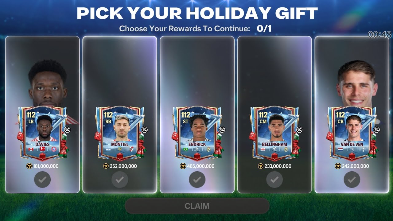 FC MOBILE: Holiday Gift Pack Opening! - YouTube