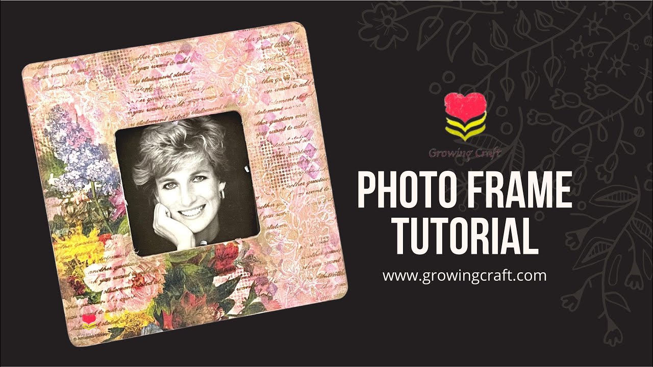 1 Easy DIY Frame art ideas I Decoupage for beginners with napkin at ...