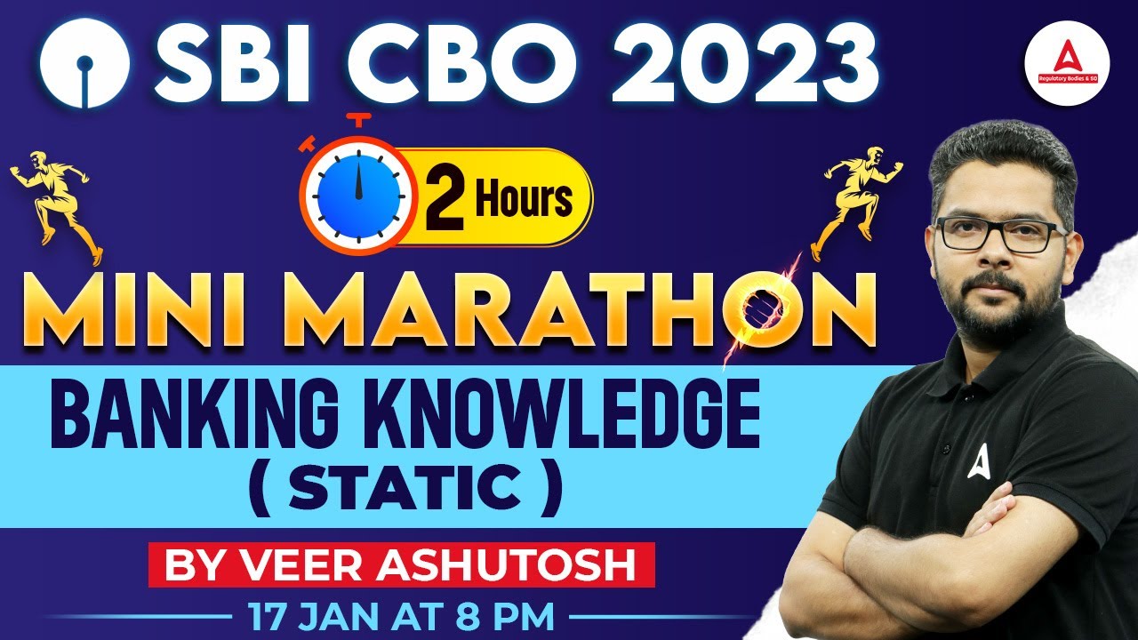 SBI CBO Marathon 2023 | SBI CBO Banking Knowledge Marathon | By Veer Ashutosh - YouTube