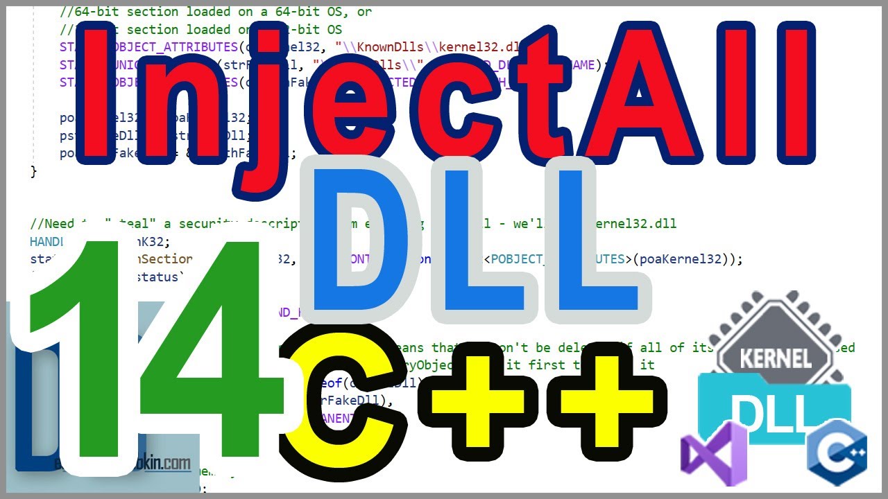 DLL Injection Into All Processes - Part 14 - Coding Windows Driver ...