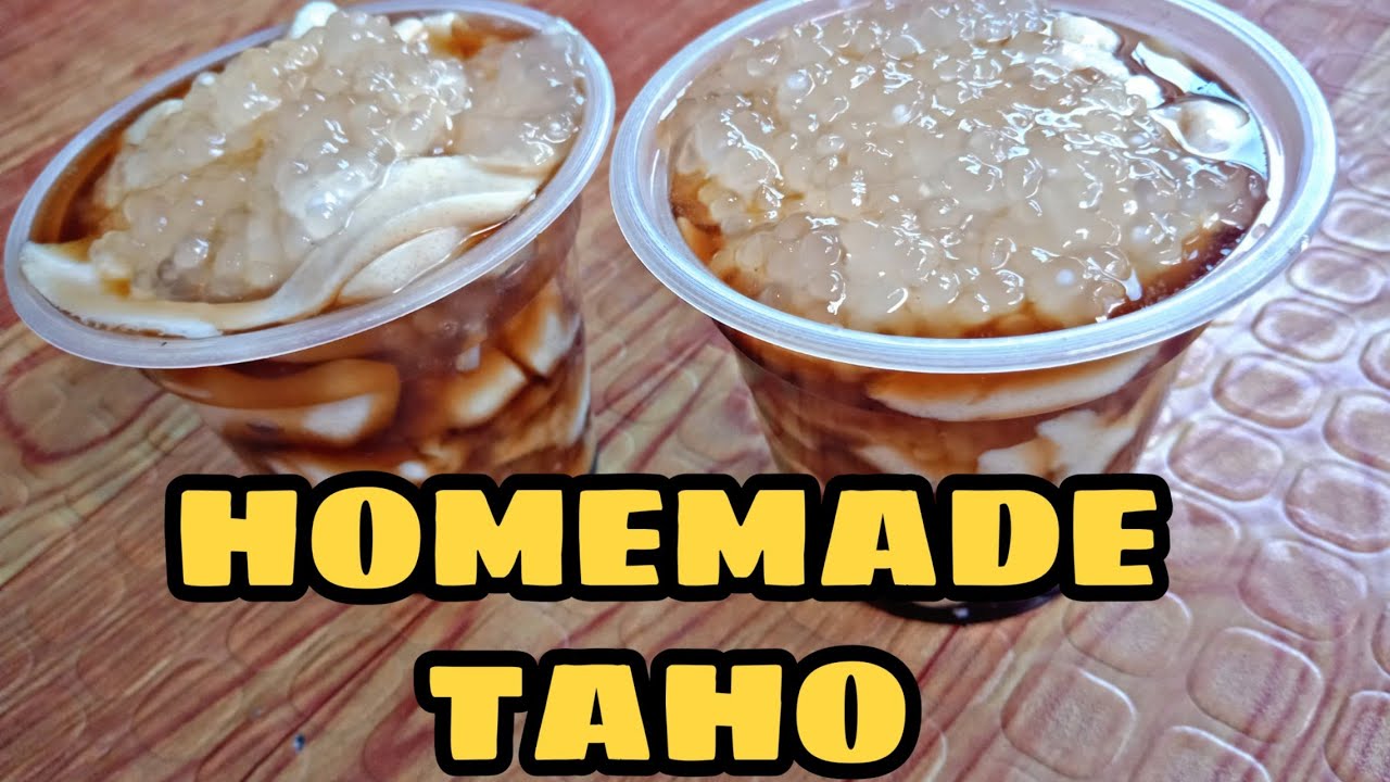 Easy Homemade Taho (Soymilk Tofu) | Good for breakfast | Filipino ...