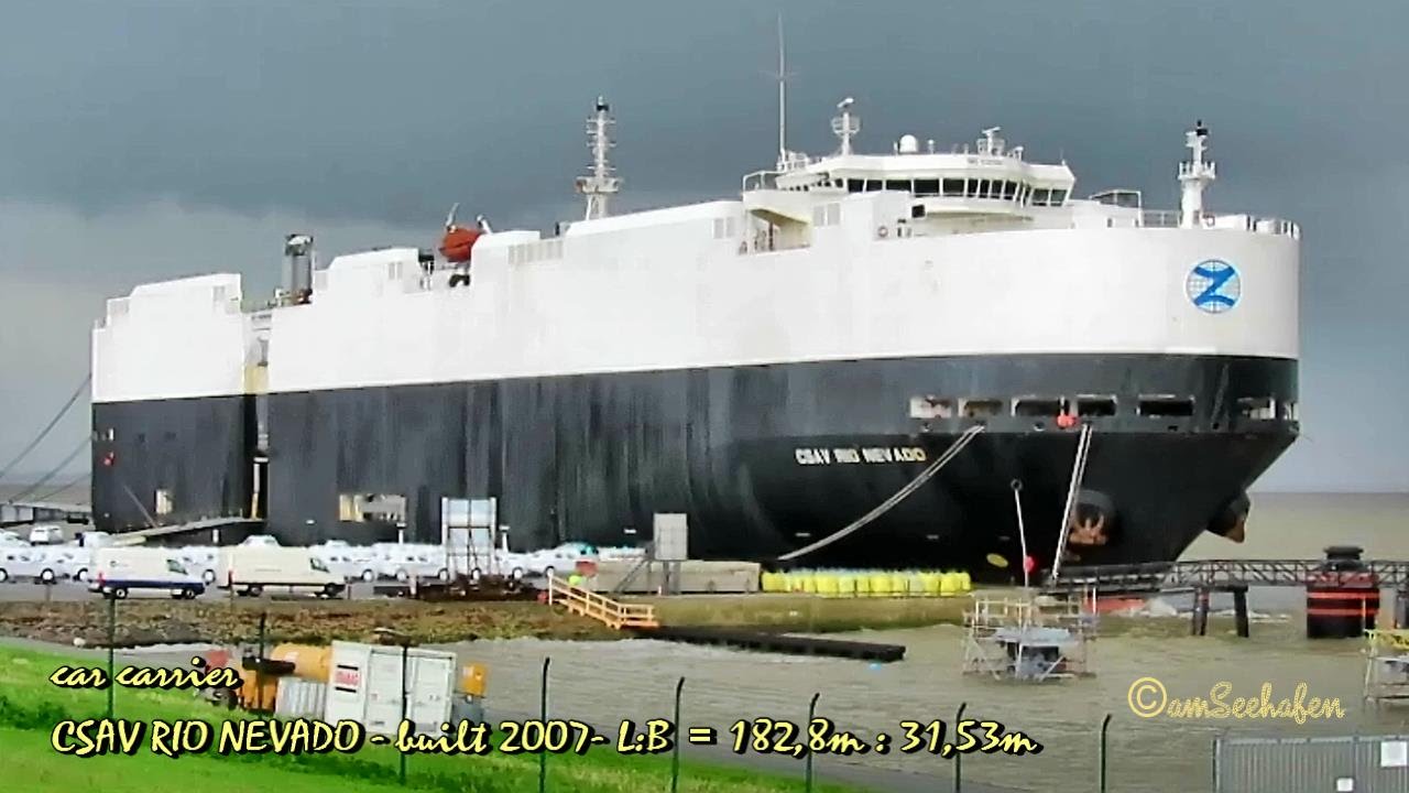 car carrier CSAV RIO NEVADO D5DX5 IMO 9325180 merchant vessel ...