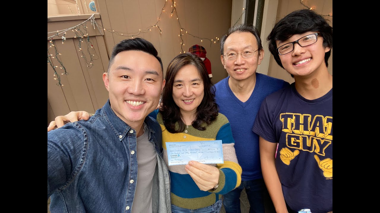 Paying off our parents' mortgage! - YouTube