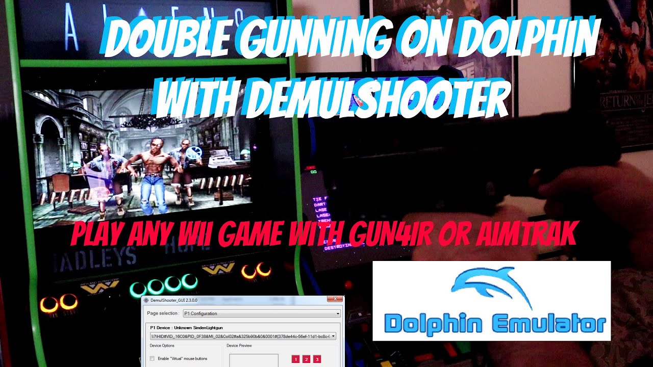 Setting up 2 Guns on Dolphin with DemulShooter - YouTube